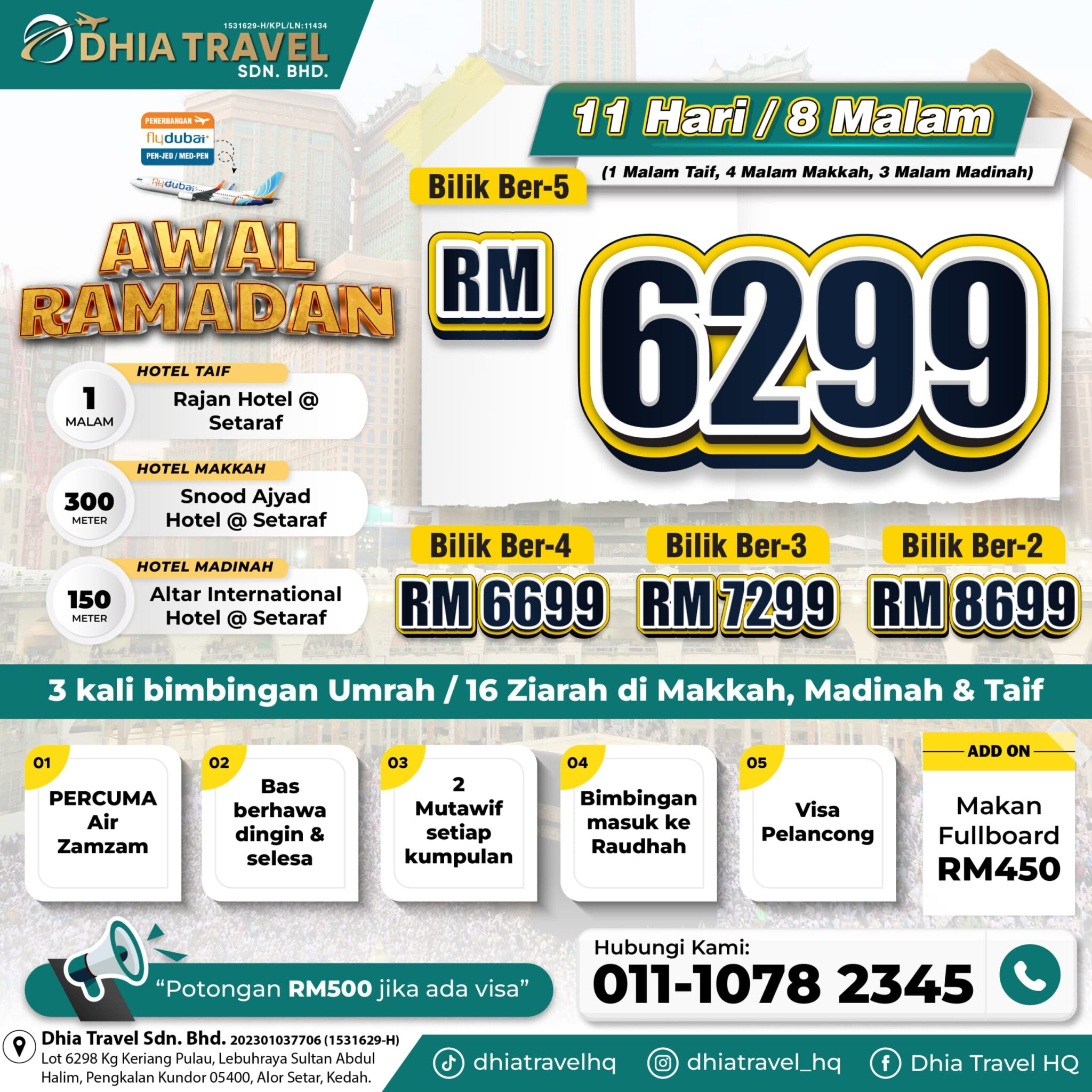 Pakej Umrah – Dhia Travel
