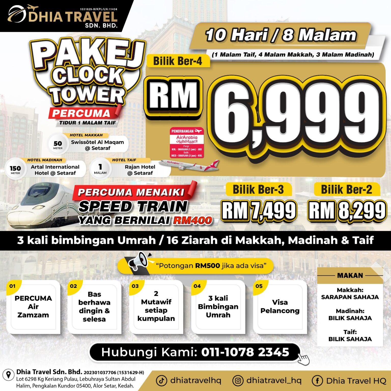 Pakej Umrah – Dhia Travel