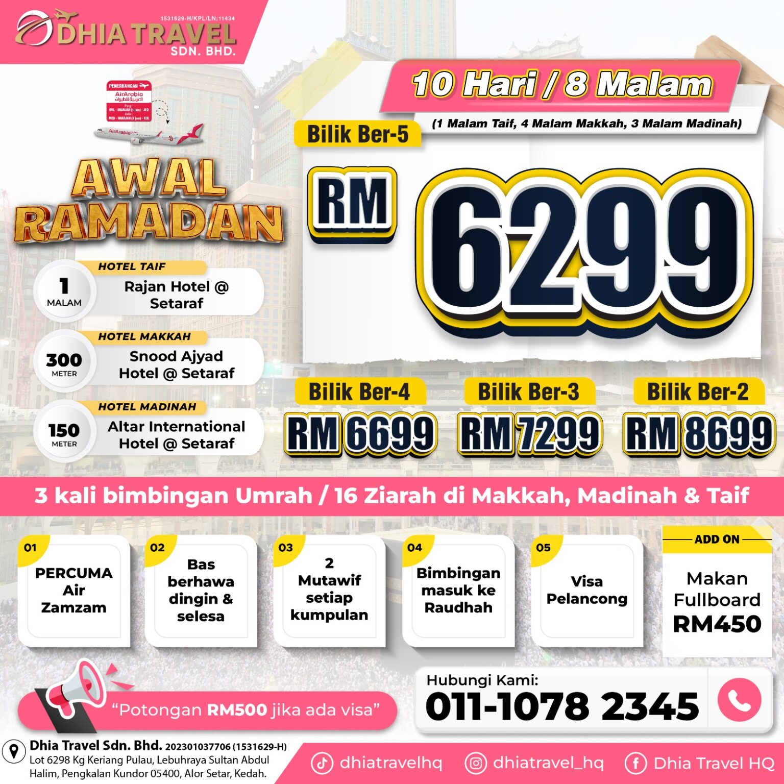 Pakej Umrah – Dhia Travel